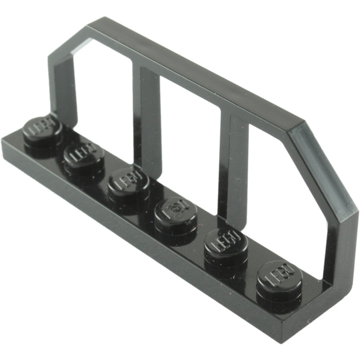 LEGO Plate 1 x 6 with Train Wagon Railings (6583 / 58494) | Brick Owl ...