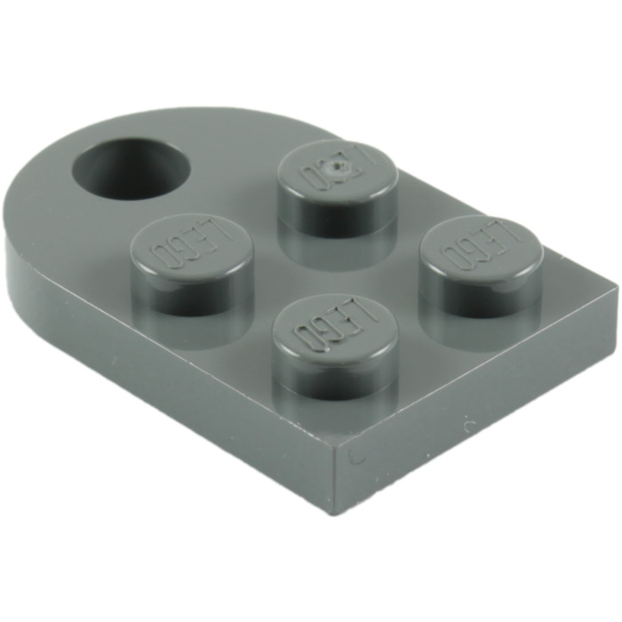 LEGO Plate 2 x 3 with Rounded End and Pin Hole (3176) | Brick Owl ...