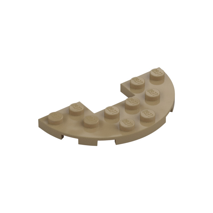 LEGO Plate 3 x 6 Round Half Circle with Cutout (18646) | Brick Owl
