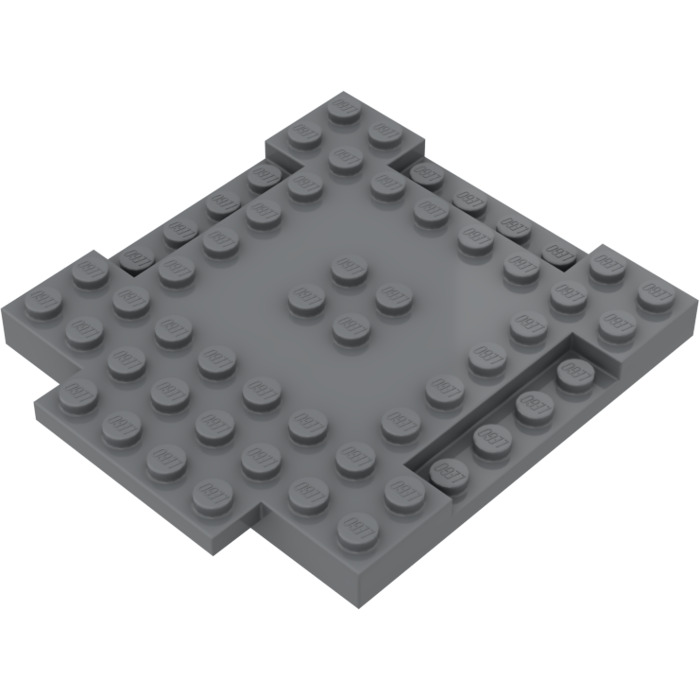LEGO Plate 8 x 8 x 0.7 with Cutouts and Ledge (15624) | Brick Owl ...