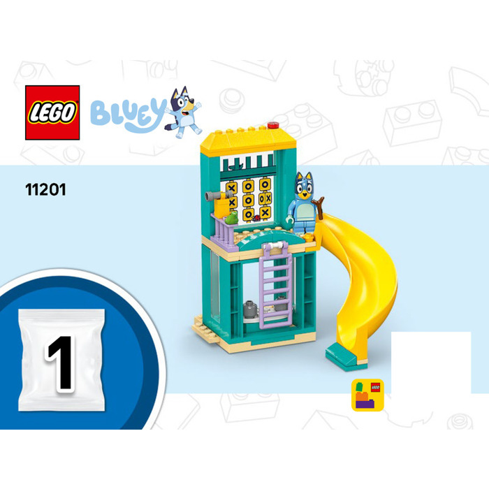 LEGO Playground Fun with Bluey and Chloe Set 11201 Instructions | Brick ...