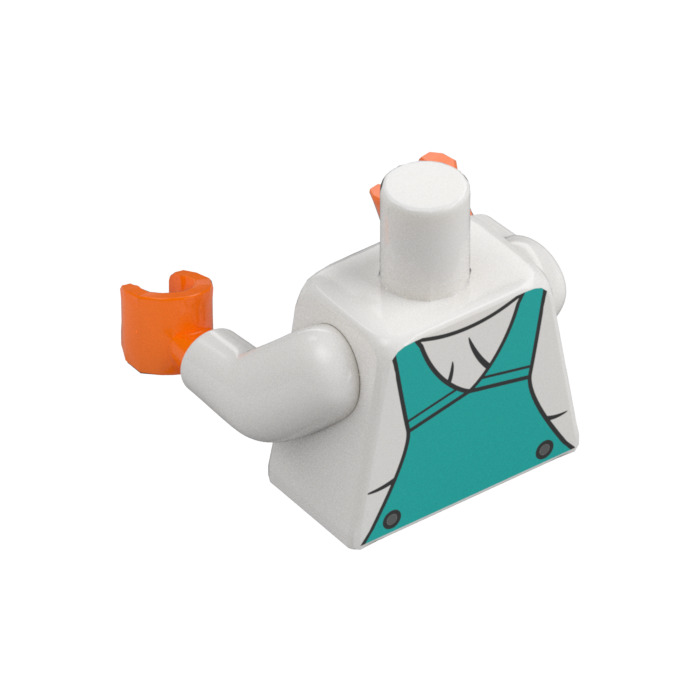 LEGO Plumber Minifig Torso (973 / 76382) | Brick Owl - LEGO Marketplace