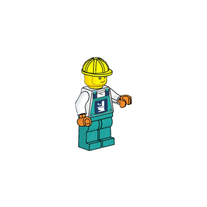 LEGO Plumber with Toilet Top Minifigure | Brick Owl