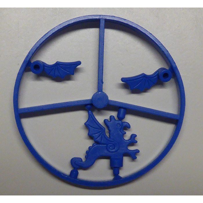 LEGO Plume Wheel with Dragon and Wings | Brick Owl - LEGO Marketplace