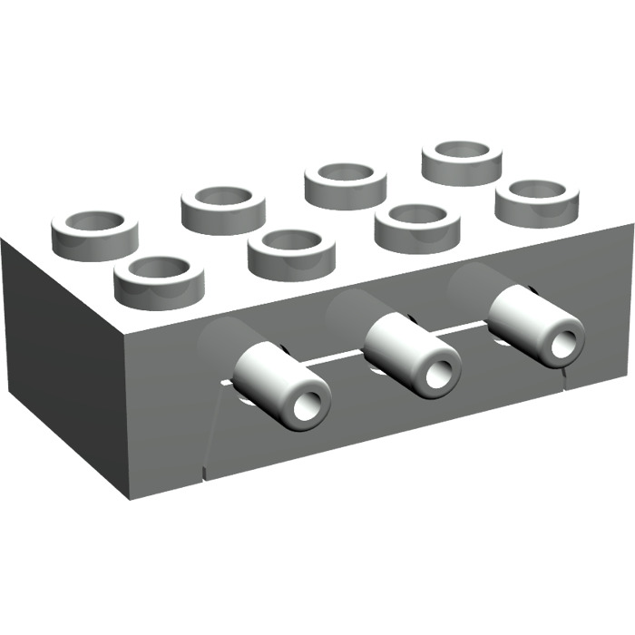 LEGO Pneumatic Distribution Block 2 x 4 with one way valve | Brick Owl ...