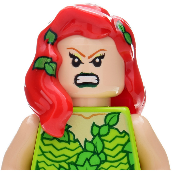 LEGO Poison Ivy with Lime Outfit and Light Flesh Skin Minifigure ...