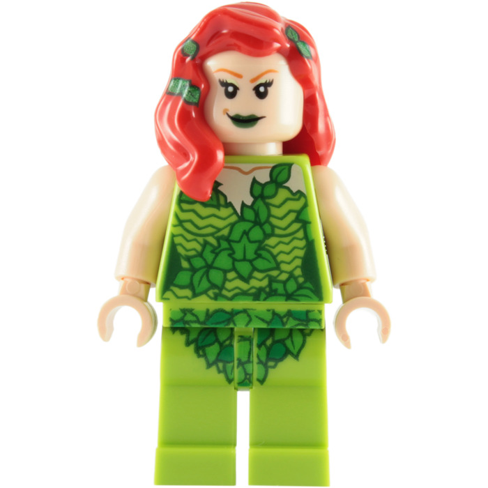 LEGO Poison Ivy with Lime Outfit and Light Flesh Skin Minifigure ...