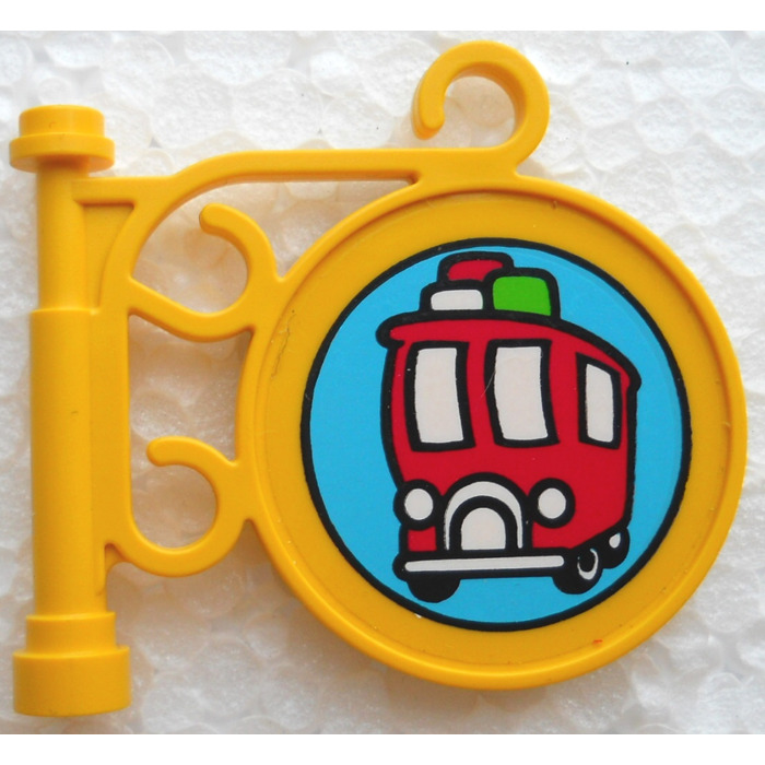 LEGO Pole Sign with Bus Sticker (2038) | Brick Owl - LEGO Marketplace