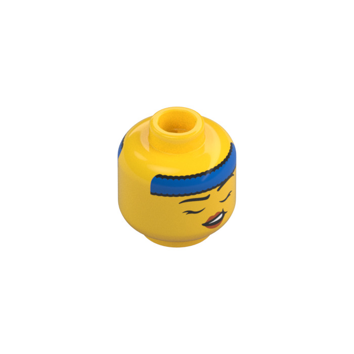 LEGO Police Cadet, Female (Long Black Hair with Braids) Minifigure Head ...