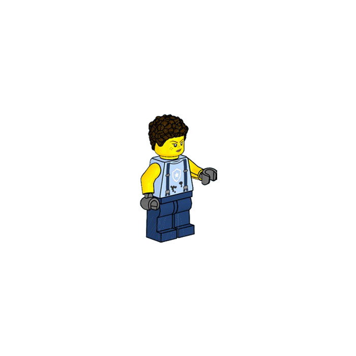 LEGO Police Mechanic with Dark Brown Hair Minifigure | Brick Owl - LEGO ...