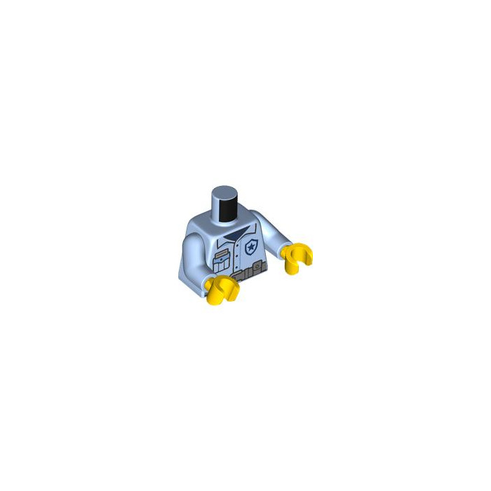 LEGO Police Officer Minifig Torso (973 / 76382) | Brick Owl - LEGO ...