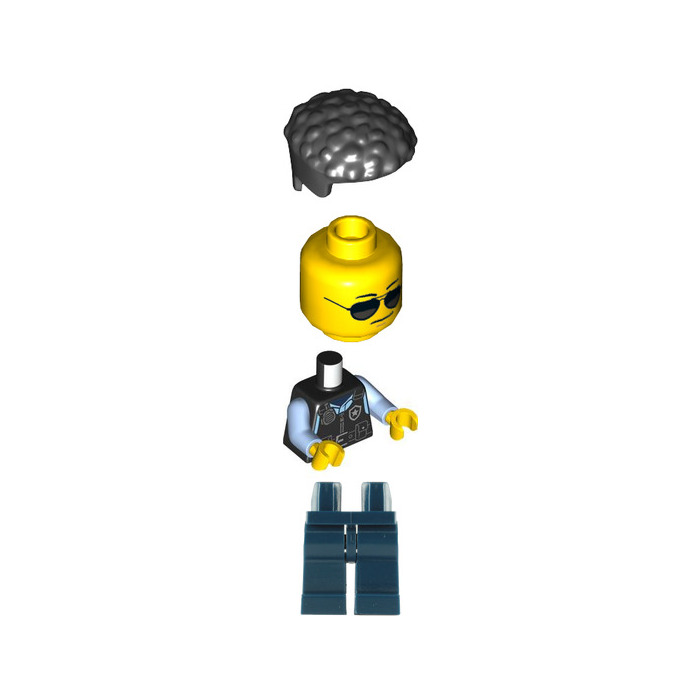 LEGO Police Officer with Glasses Minifigure | Brick Owl - LEGO Marketplace