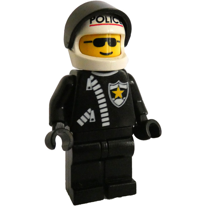 LEGO Police Officer with Logo Helmet Minifigure | Brick Owl - LEGO ...