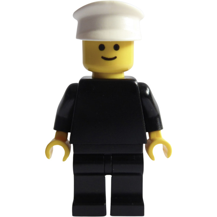 LEGO Police Officer with Old White Police Hat Minifigure | Brick Owl ...