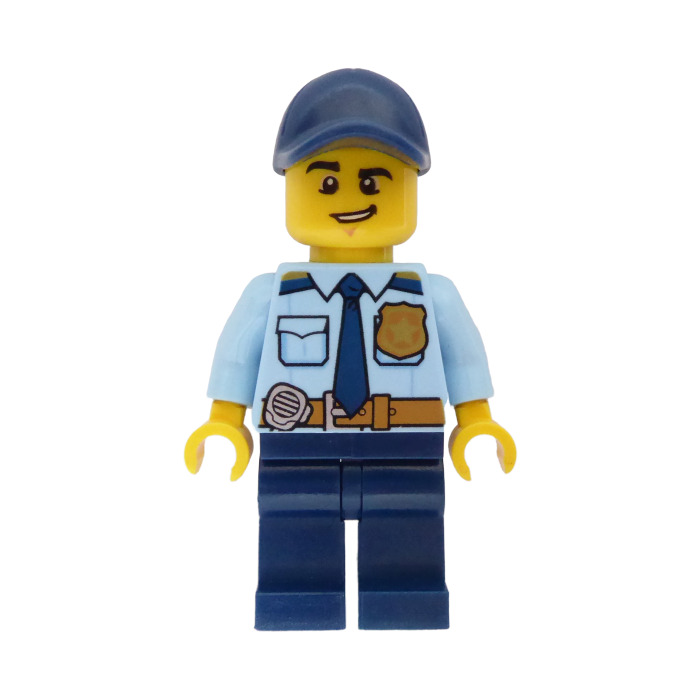 LEGO Police Officer with Smirk Minifigure Inventory | Brick Owl - LEGO ...