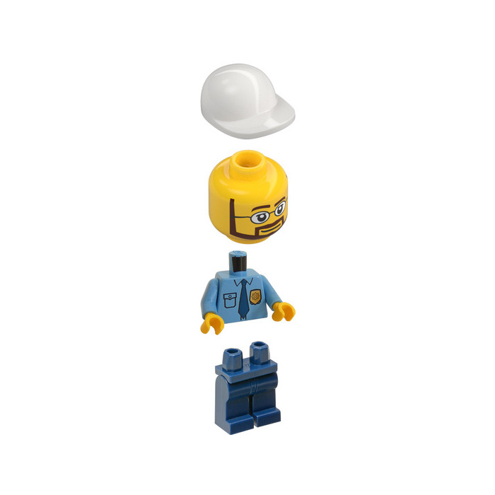 LEGO Police Officer with White Cap Minifigure | Brick Owl