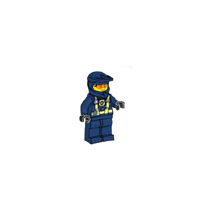 LEGO Policeman - Dark Blue Diving Suit Minifigure | Brick Owl