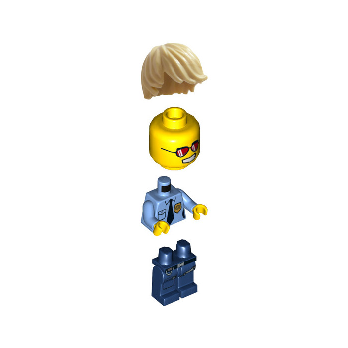 LEGO Policeman with Tan Hair Minifigure | Brick Owl - LEGO Marketplace