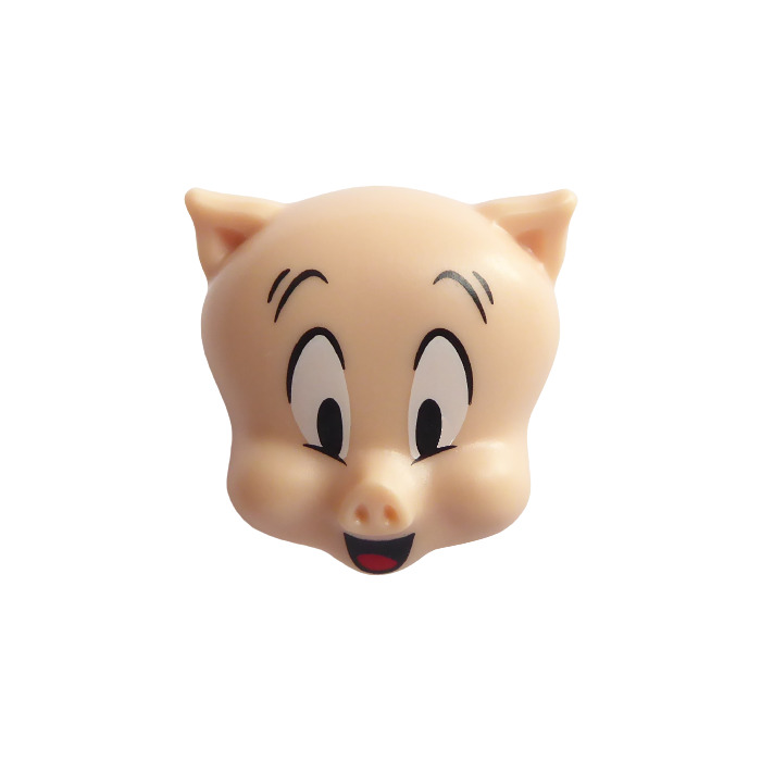 LEGO Porky Pig Head | Brick Owl - LEGO Marketplace
