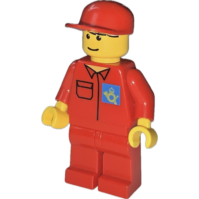 LEGO Post Office Worker with Red Cap Minifigure | Brick Owl - LEGO ...