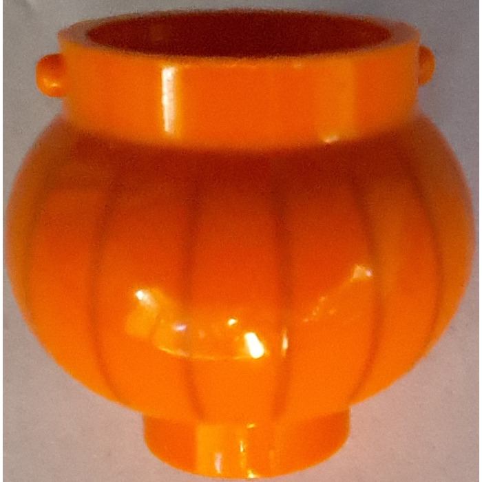 LEGO Pot / Cauldron with Handle Holders with Pumpkin Jack O' Lantern ...