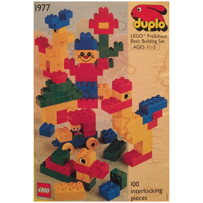 LEGO Pre-School Building Set (XL) 1977-2 Inventory | Brick Owl - LEGO ...
