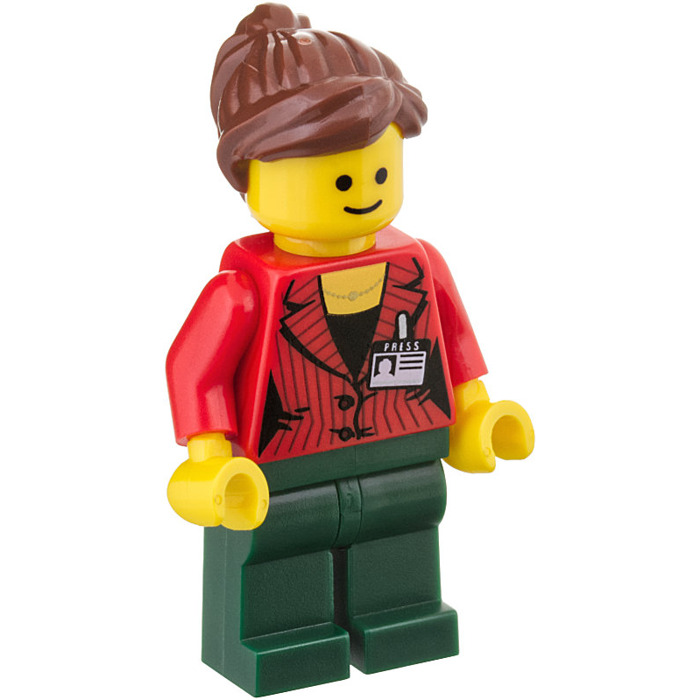 LEGO Press Woman / Reporter Minifigure | Brick Owl - LEGO Marketplace