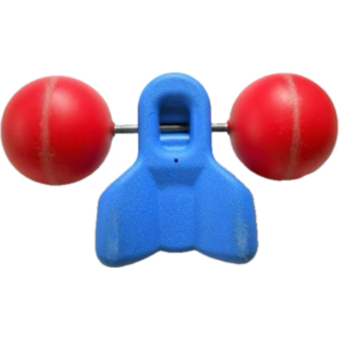 LEGO Primo Bow Tie on Metal Axle with 2 Red Ball Wheels | Brick Owl