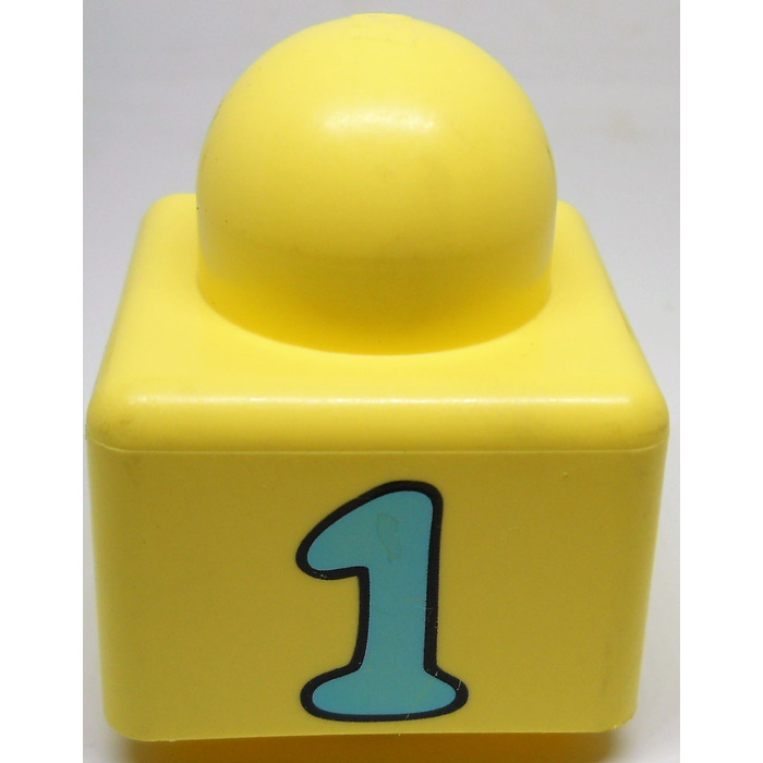 LEGO Primo Brick 1 x 1 with "1" and Mouse (31000 / 49053) | Brick Owl ...