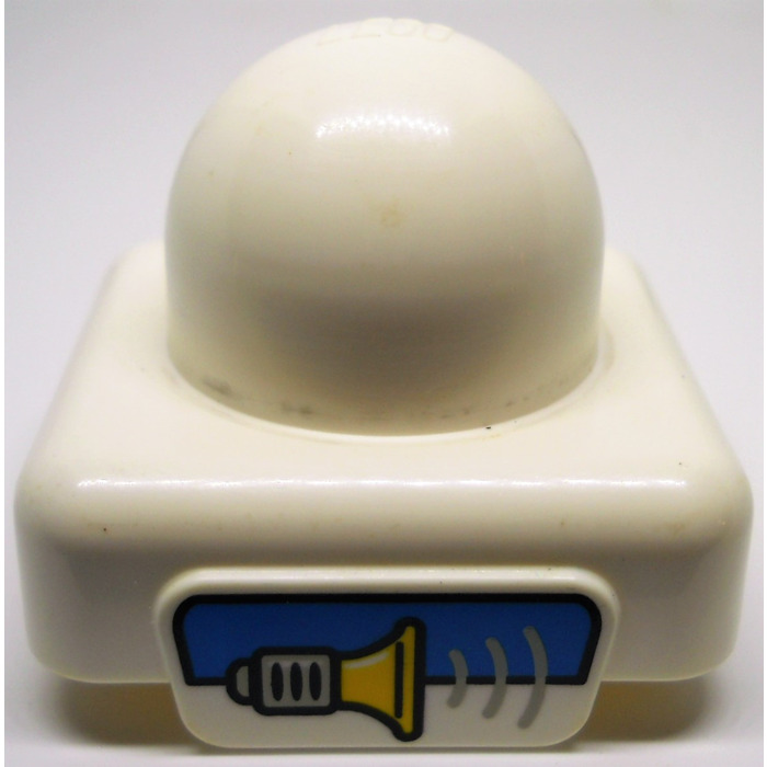 LEGO Primo Plate 1 x 1 with Sheriff Star and Siren | Brick Owl - LEGO ...