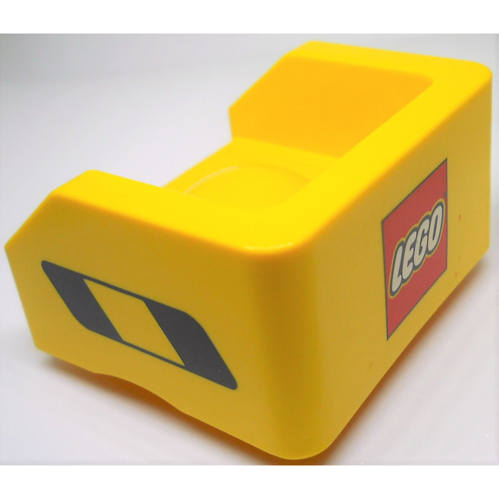 LEGO Primo Vehicle Cargo Bed with Lego Logo and Safety Stripes | Brick ...