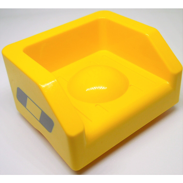 LEGO Primo Vehicle Cargo Bed with Lego Logo and Safety Stripes | Brick ...