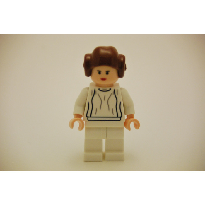 LEGO Princesa Leia en Blanco Atuendo Minifigura Pelo liso | Brick Owl ...