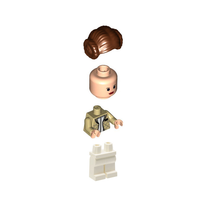 LEGO Princess Leia with Hoth Outfit Minifigure with Smooth Hair with ...