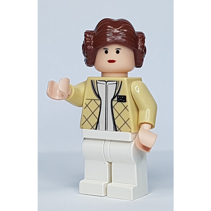 LEGO Princess Leia with Hoth Outfit Minifigure with Textured Hair with ...