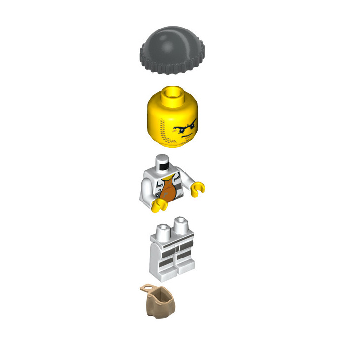 LEGO Prisoner 18675 with Open Shirt and Backpack Minifigure | Brick Owl
