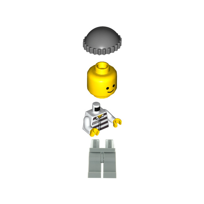LEGO Prisoner 50380 with Standard Grin and Knitted Cap Minifigure ...