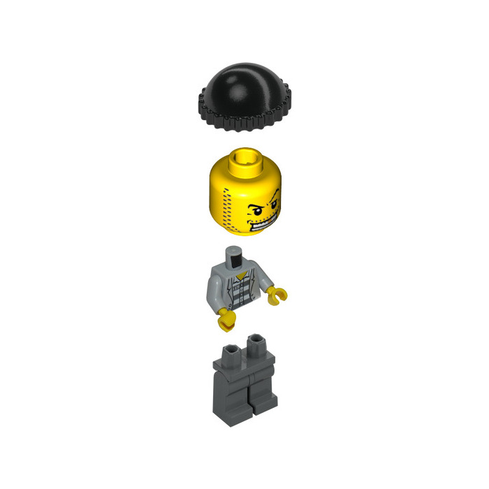 LEGO Prisoner, Gold Tooth Minifigure | Brick Owl - LEGO Marketplace