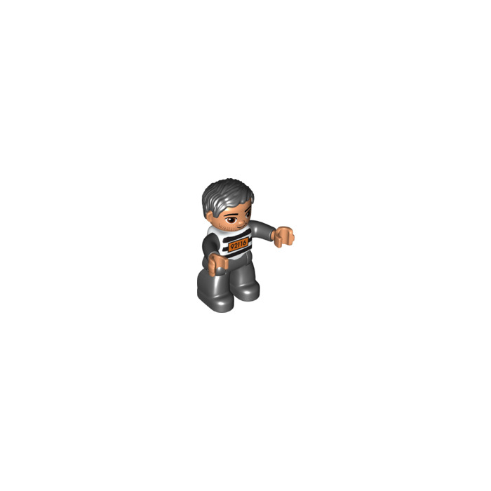 LEGO Prisoner with Black Hair Duplo Figure | Brick Owl