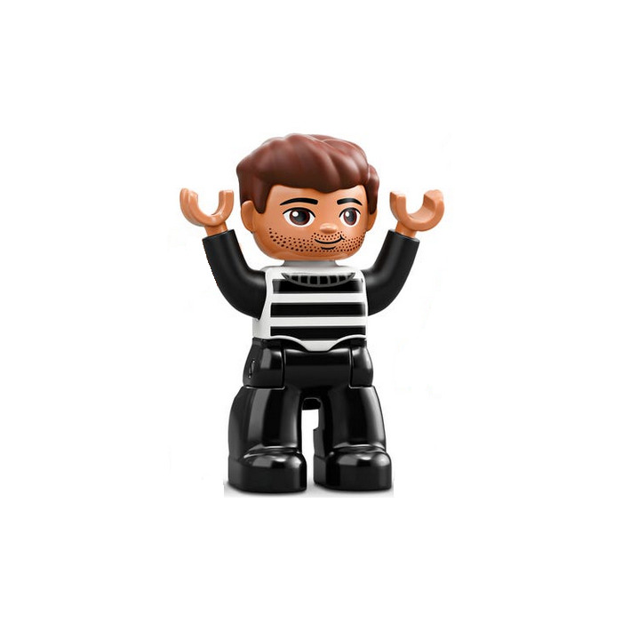 LEGO Prisoner with Reddish Brown Hair Duplo Figure | Brick Owl
