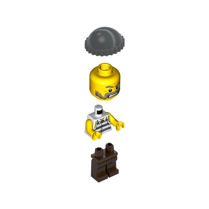 LEGO Prisoner with Ripped-Off Sleeves Minifigure | Brick Owl - LEGO ...