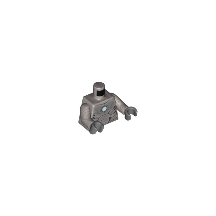 LEGO Prototype Iron Man Minifig Torso (973 / 76382) | Brick Owl - LEGO ...
