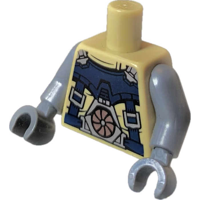 LEGO Psyclone with Parachute Backpack and Attachments Minifig Torso ...
