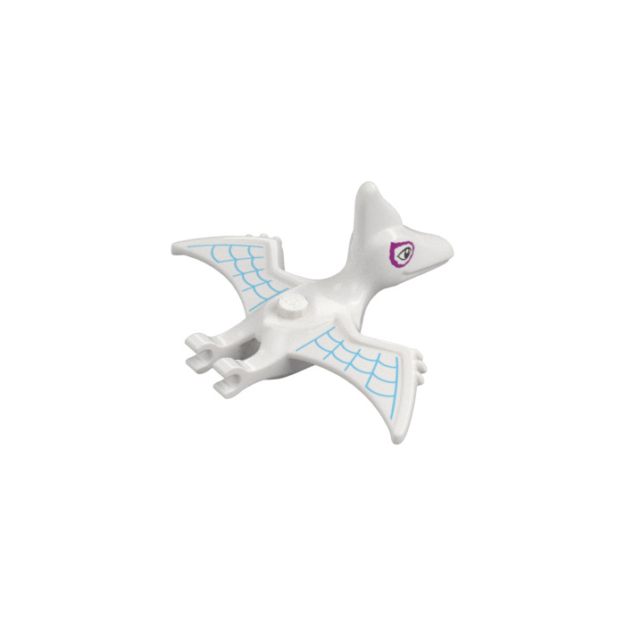 LEGO Pteranodon with Magenta Eyes and Blue Webbing (110623) | Brick Owl