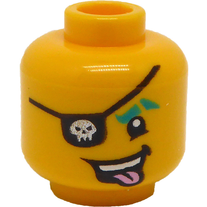LEGO Punk Pirate Minifigure Head (3626 / 75559) | Brick Owl - LEGO ...