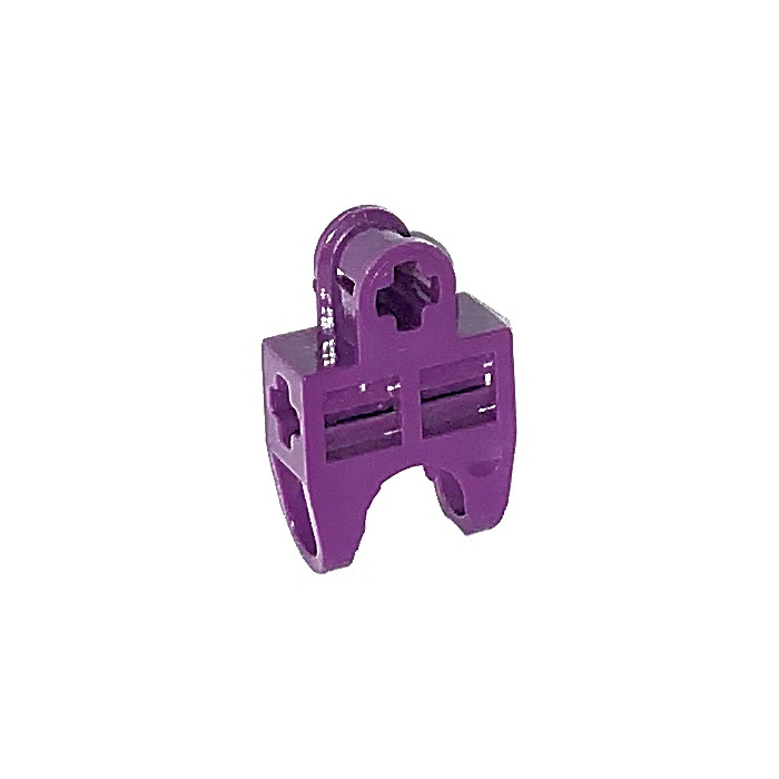 LEGO Purple Ball Connector with Perpendicular Axleholes and Vents and ...