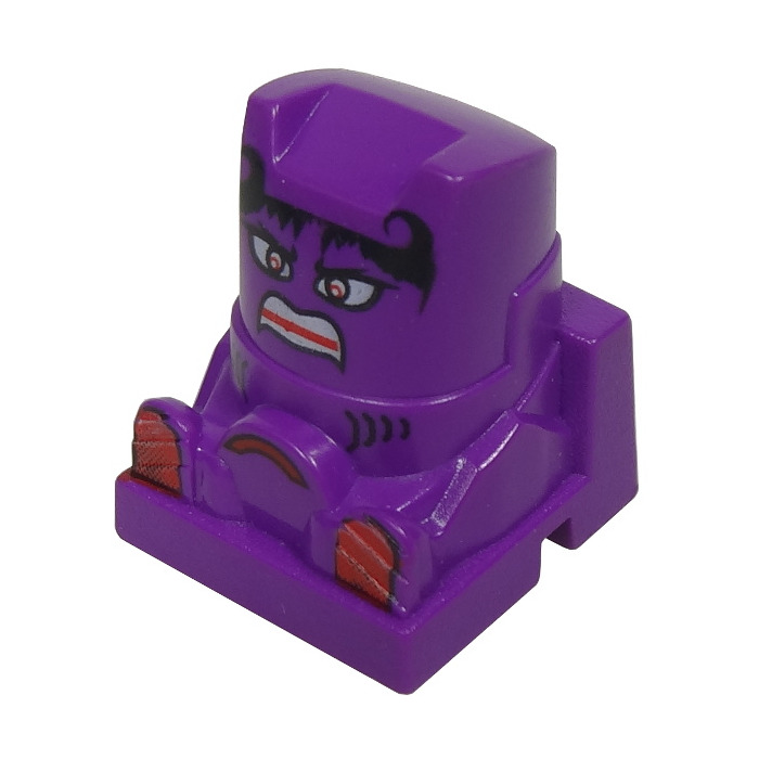 LEGO Purple Brick 2 x 2 with Warrior Racer Figure (30599 / 40209 ...