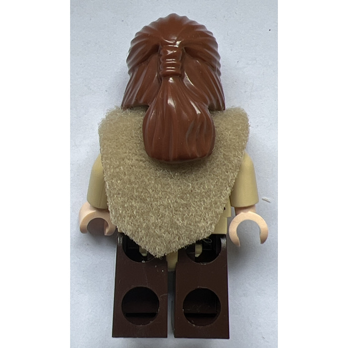 LEGO Qui-Gon Jinn with Dark Brown Legs and Poncho Minifigure (Dark ...
