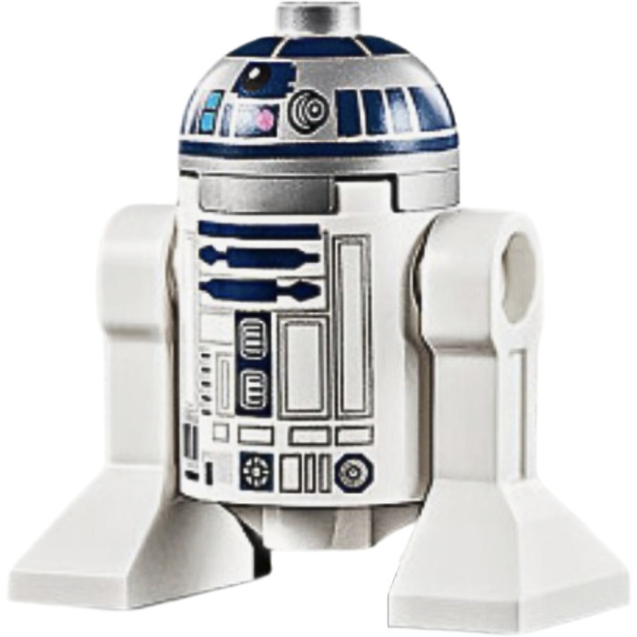 LEGO R2-D2 with Flat Silver Head and Dark Pink Dots Minifigure | Brick ...
