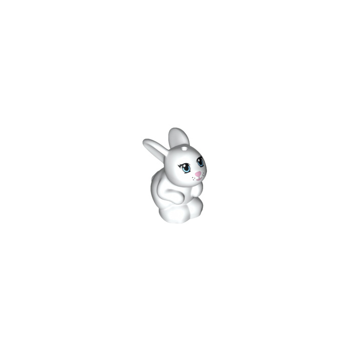 LEGO Rabbit (Sitting) with Blue Eyes and Pink Nose (11821 / 98942 ...